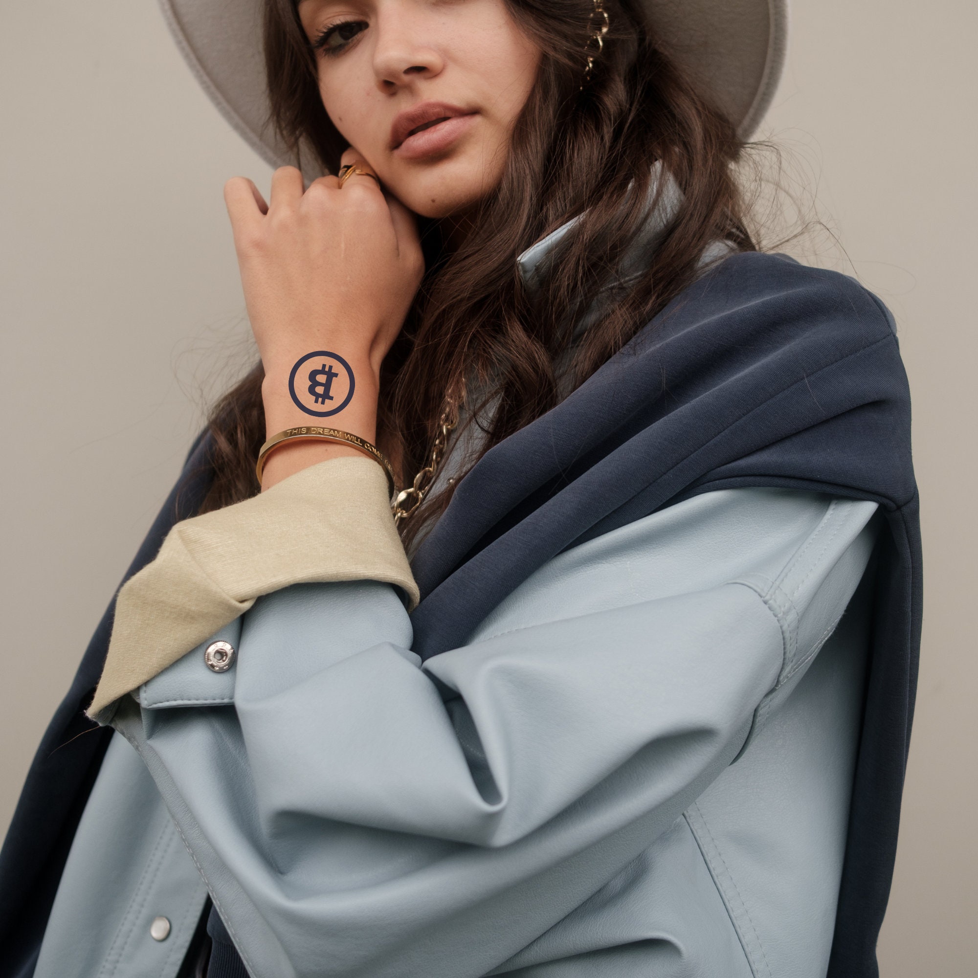 Bitcoin Tattoo Ethereum Tattoo Semi Permanent Temporary Tattoo Crypto ...