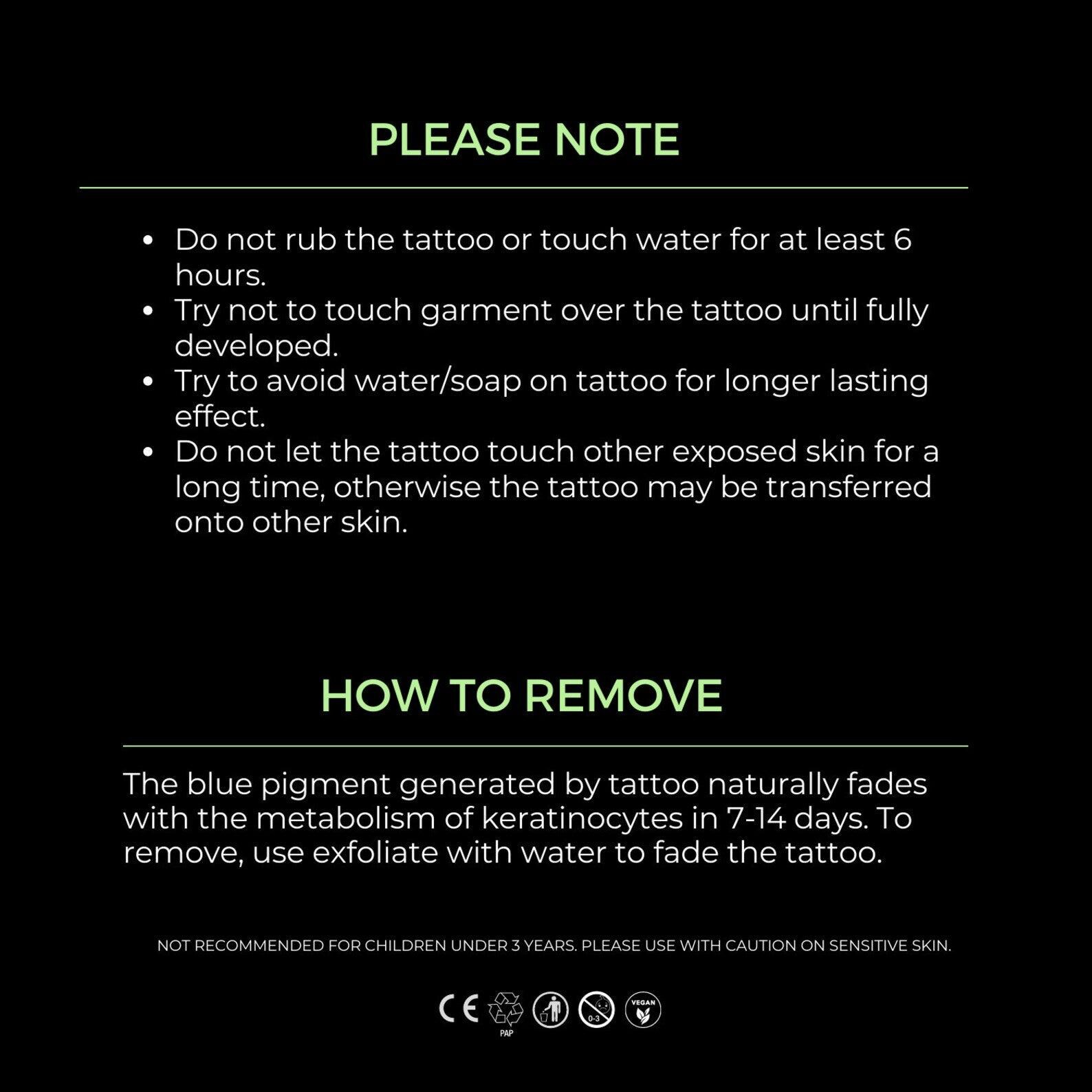 Angel Wing Tattoo | 2 Week Temporary Tattoo | Boho Tattoo | Festival ...