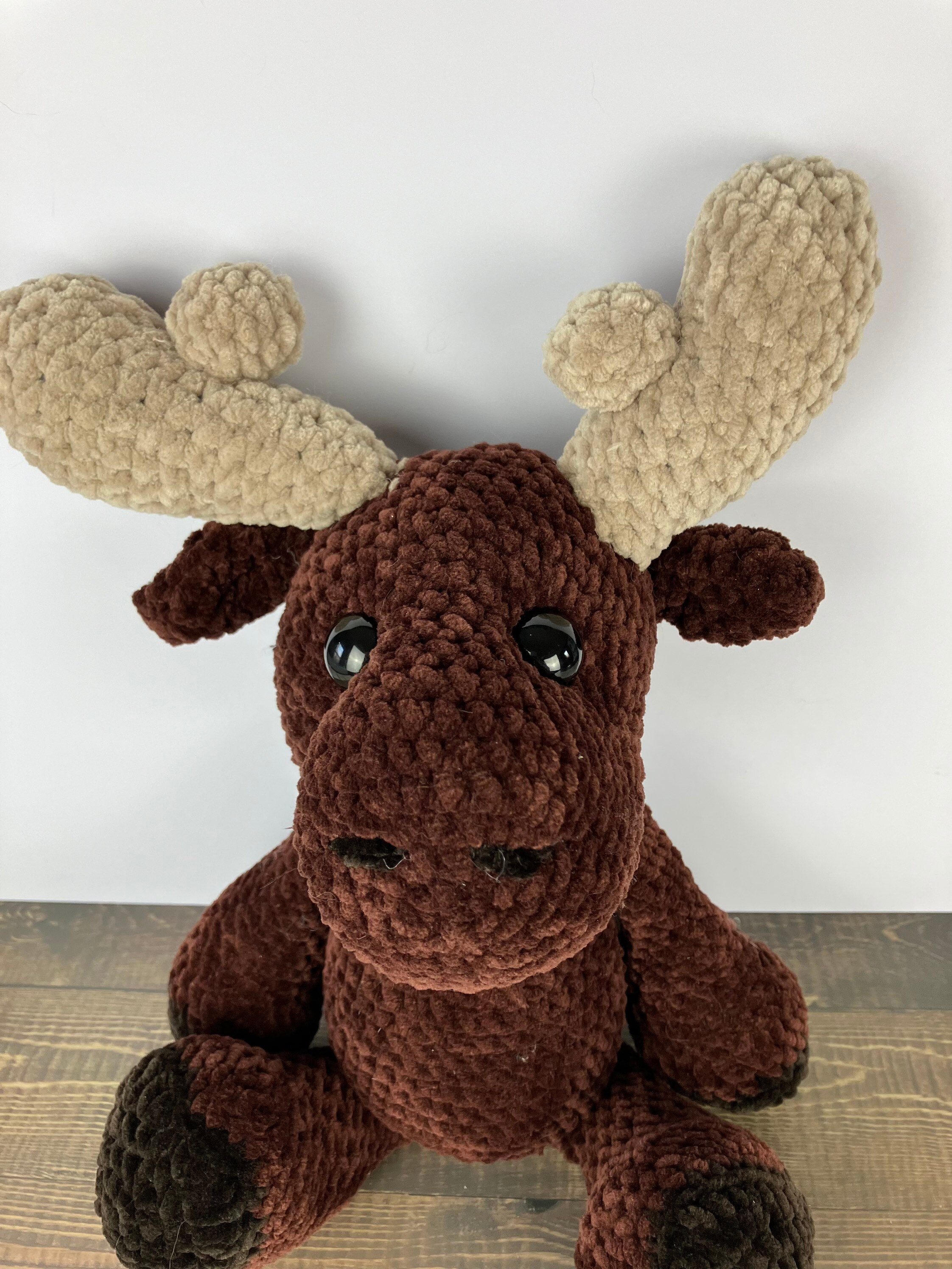 Moose Stuffed Animal/ Plushie Moose/ Crochet Moose Amigurumi/ Forest ...
