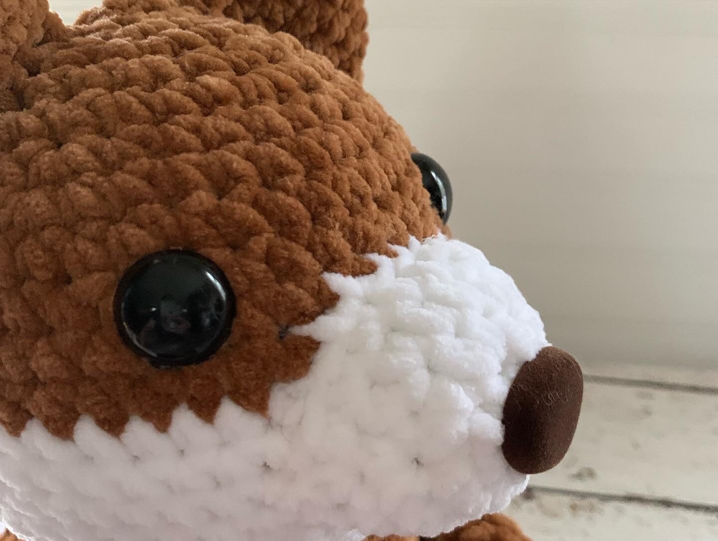 Vermont Red Fox Stuffed Animal/ Plushie Fox/ Crochet Fox Amigurumi ...