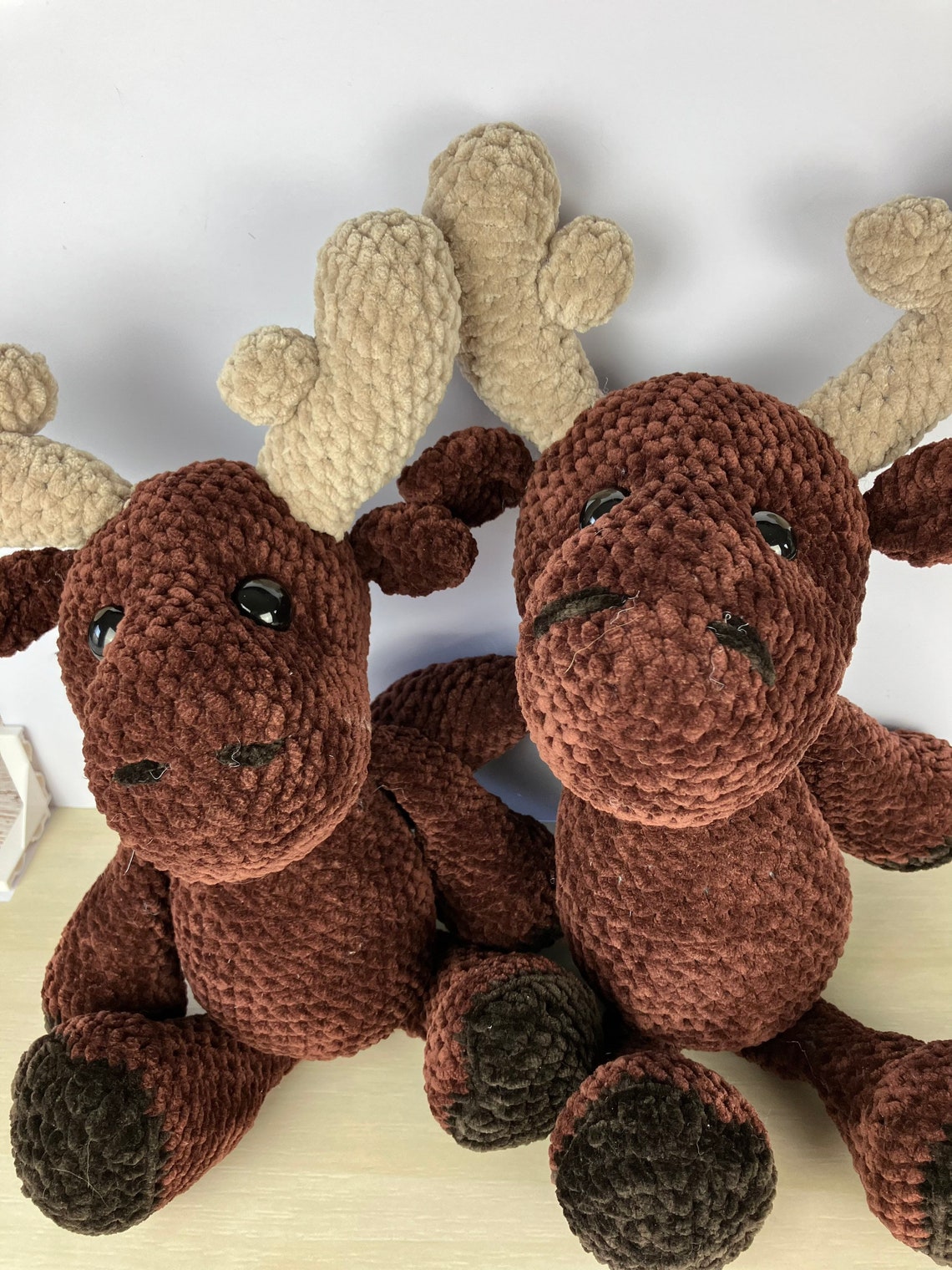 Moose Stuffed Animal/ Plushie Moose/ Crochet Moose Amigurumi/ Forest ...
