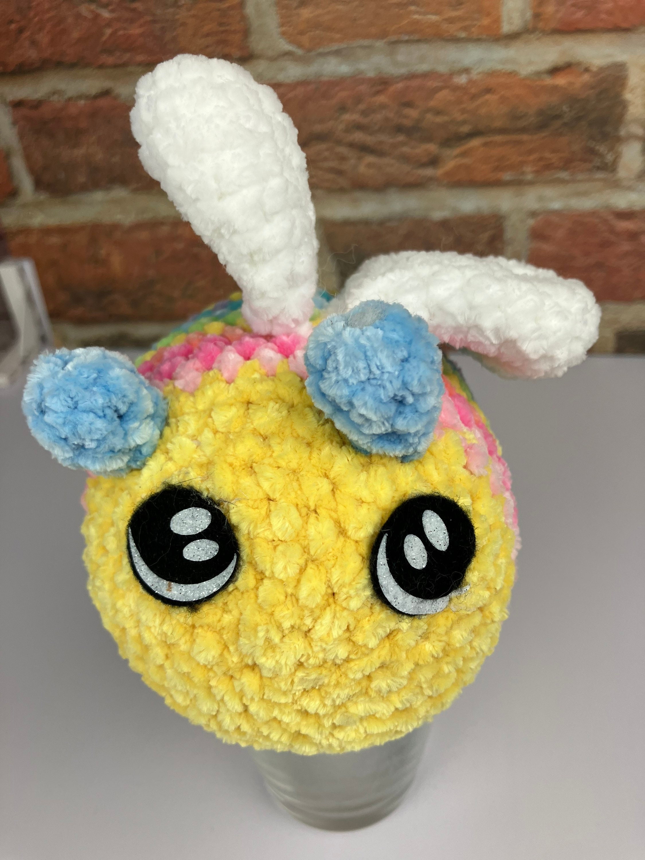 Pride Bumble Bee Toy/lgbtq+ Honeybee Plushie/ Pride Flag Crochet Bee ...