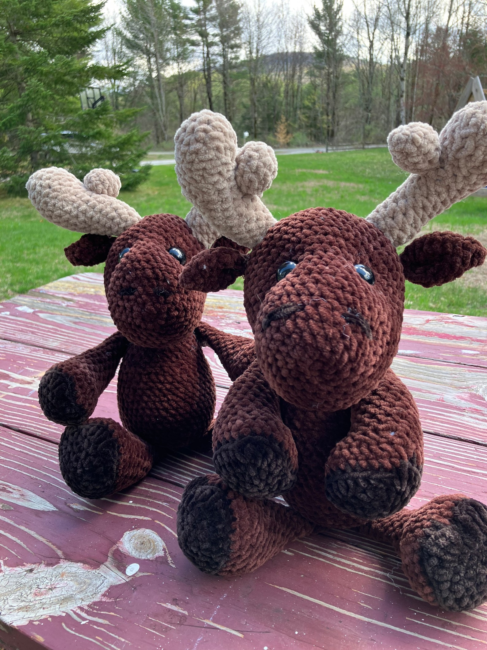Moose Stuffed Animal/ Plushie Moose/ Crochet Moose Amigurumi/ Forest ...