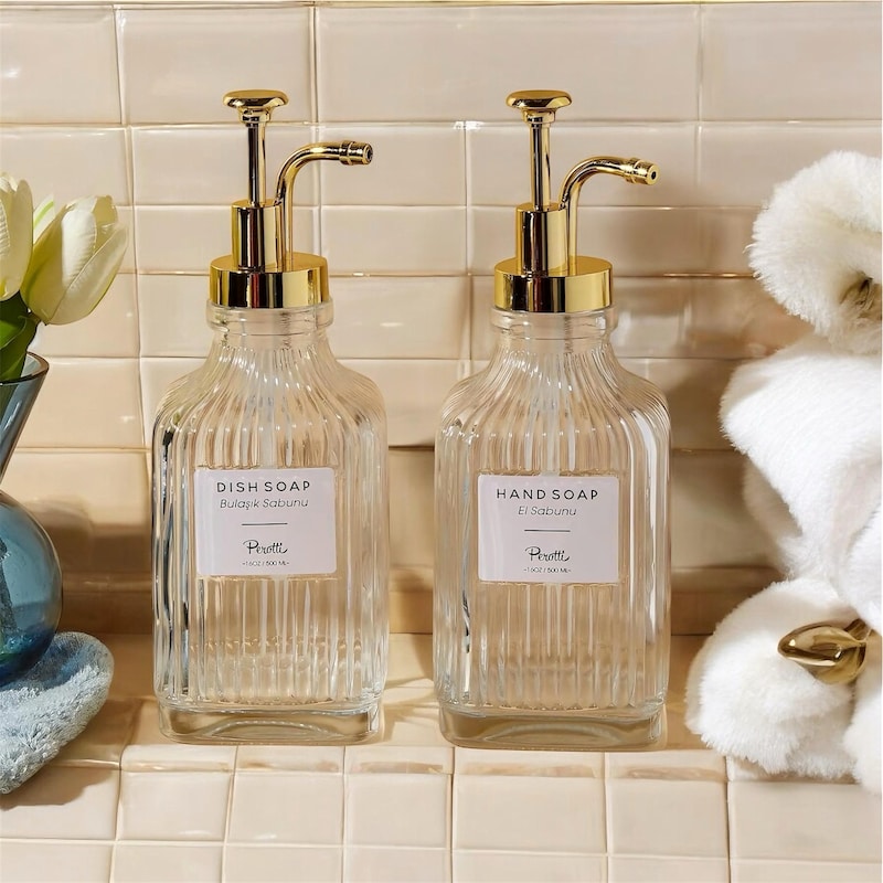 Soap Dispenser Set - Etsy
