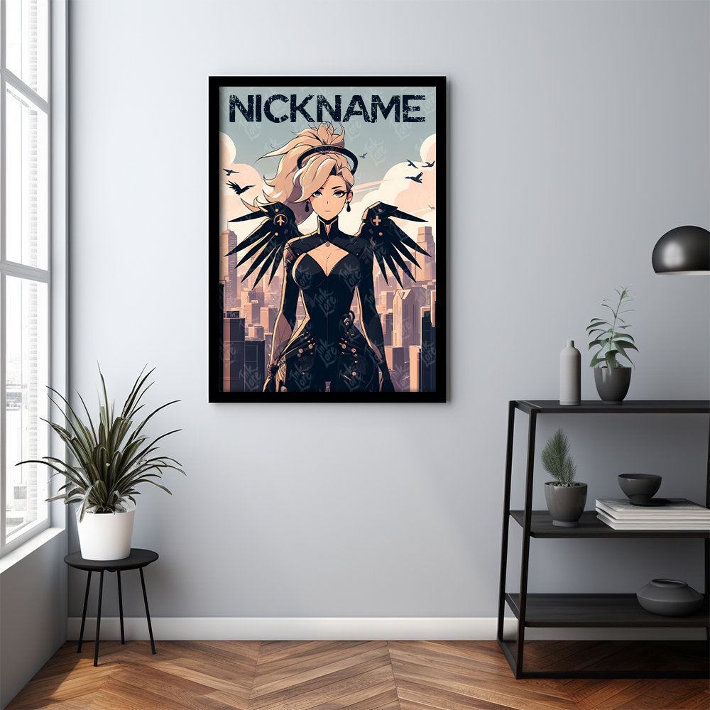 Overwatch Posters, Mercy, Customizable, Artful Wall Art, Gift-for ...
