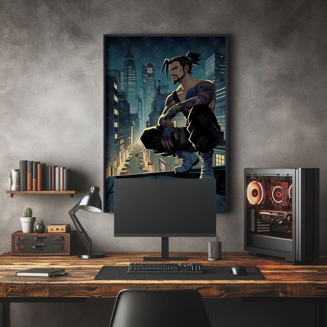 Overwatch Posters, Hanzo, Customizable, Artful Wall Art, Gift-for ...