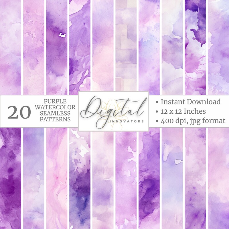 Lavender Watercolor - Etsy