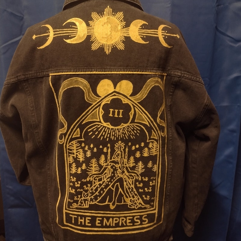 Witch Denim Jacket - Etsy