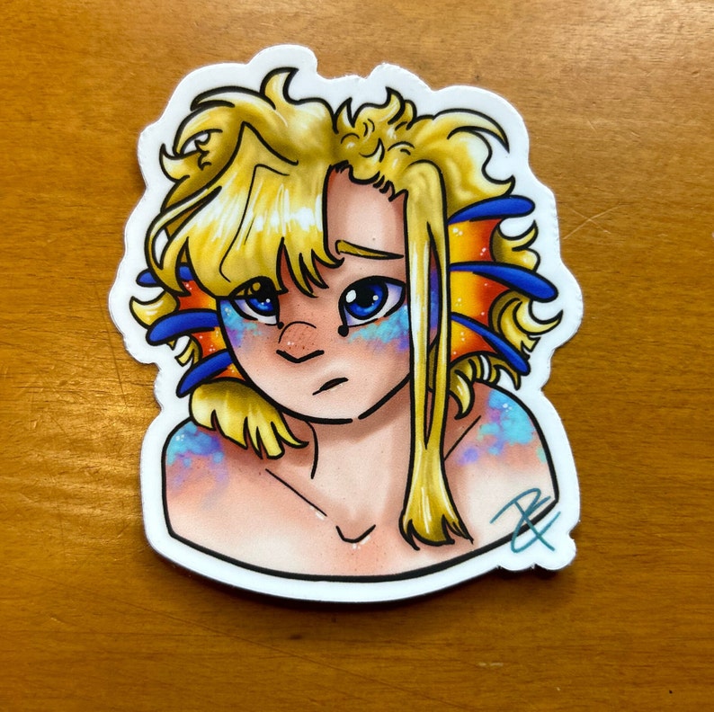 High Quality Cut Dye Stickers, Fable Smp Character Stickers - Etsy