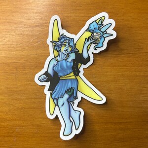 High Quality Cut Dye Stickers, Fable Smp Character Stickers - Etsy