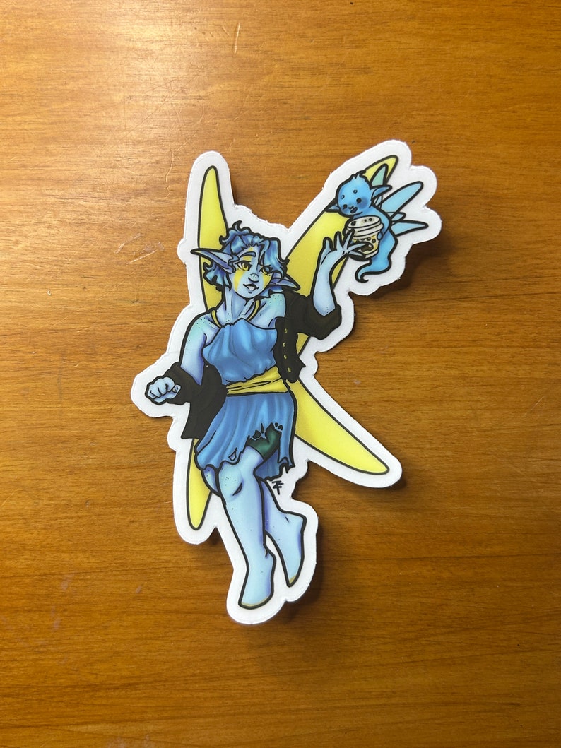 High Quality Cut Dye Stickers, Fable Smp Character Stickers - Etsy