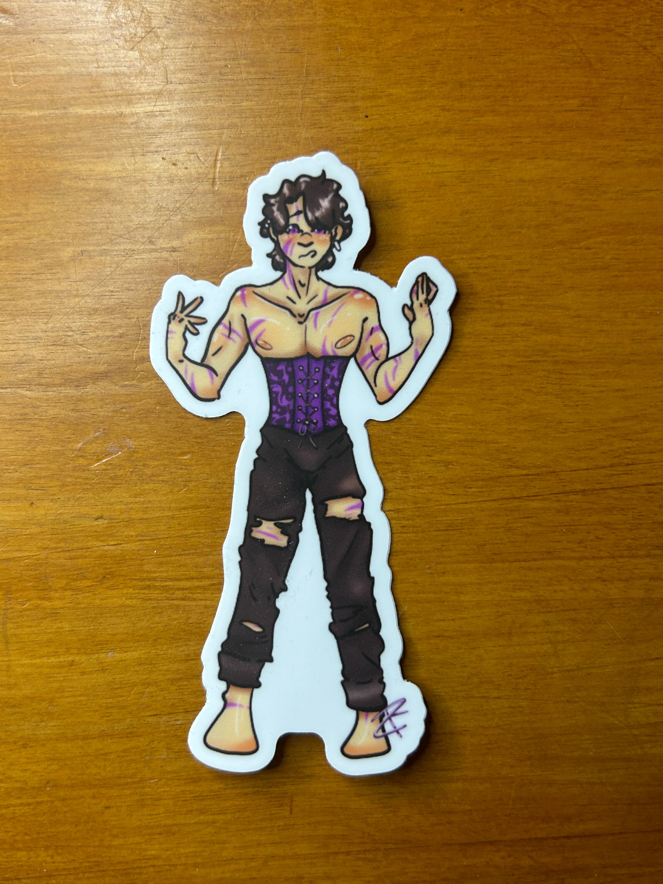 High Quality Cut Dye Stickers, Fable Smp Character Stickers - Etsy