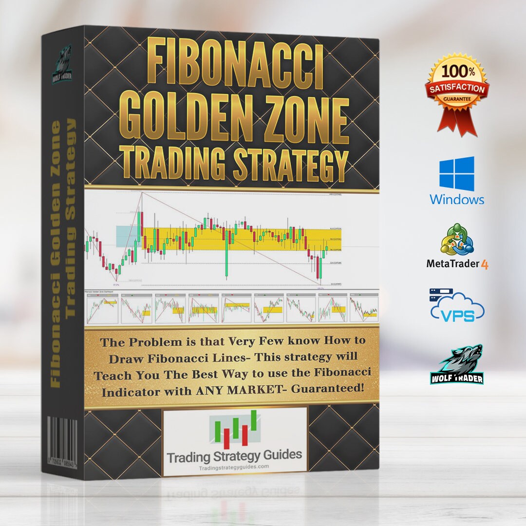 Fibonacci Golden Zone Trading Strategy: MT4 Indicators & Template - Etsy
