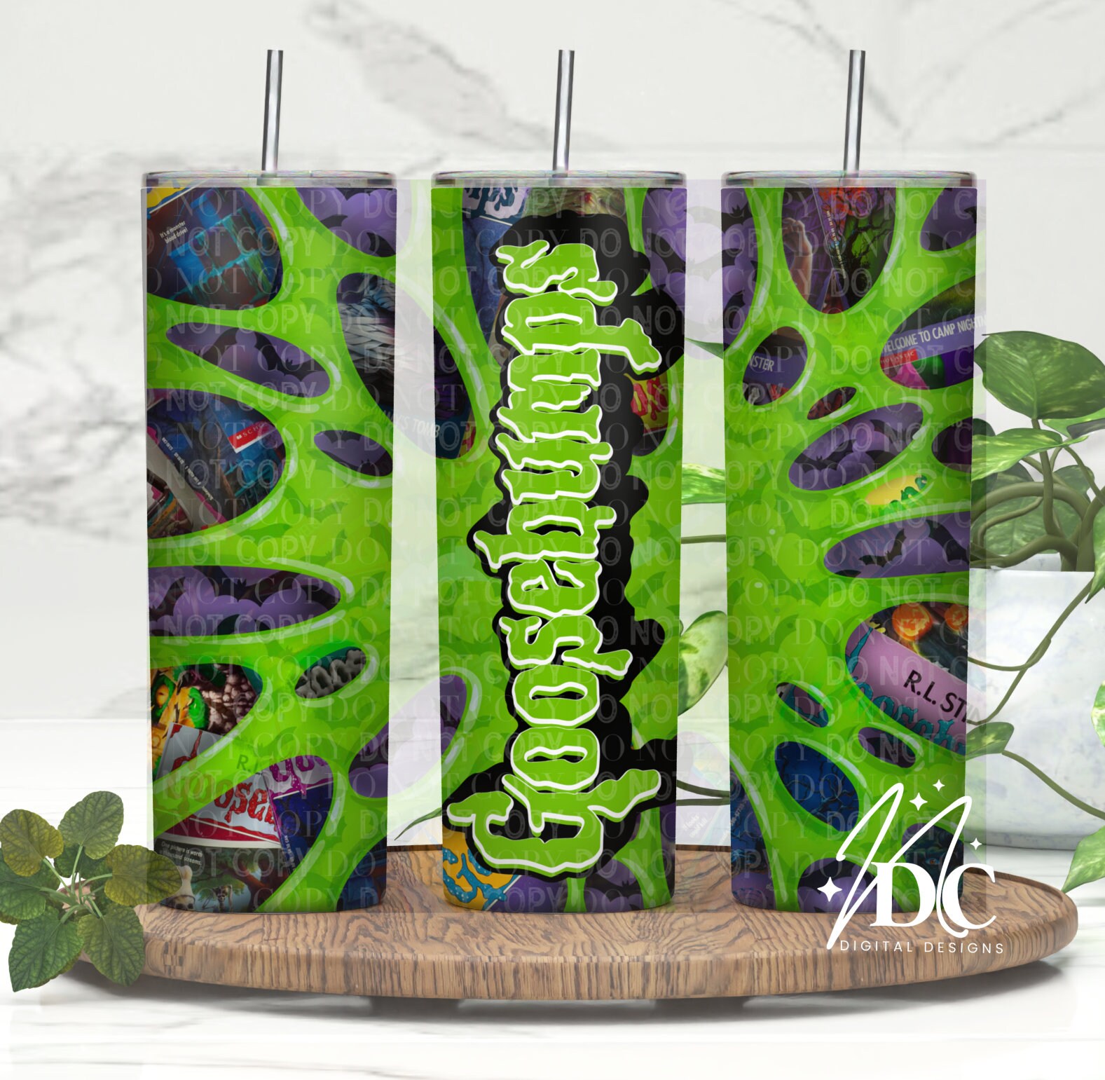 GB Slime Tumbler Digital PNG, Halloween Digital Design, Goosebumps ...