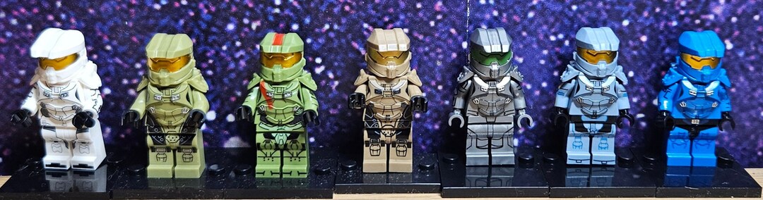 LEGO HALO Inspired Master Chief Spartans: Many Colours - Etsy