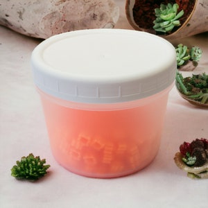 400ml Matt Clear Slime Container for Slime Container for Charms ...