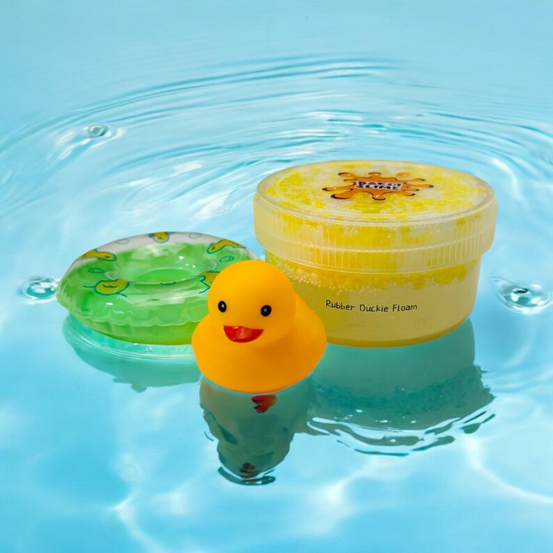 Rubber Duckie Floam Slime for Kid Slime Shop Slime Gift Birthday Gift ...