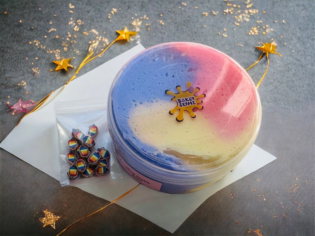 Cloud Cream Swirl 3 Colours Cloud Cream Slime With Cute Ice Cream ...