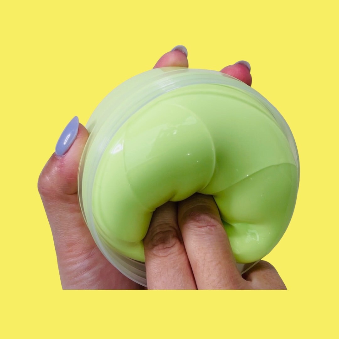 Thick Slime for Stress Relief Slime Glossy Slime for Avocado Lover ...