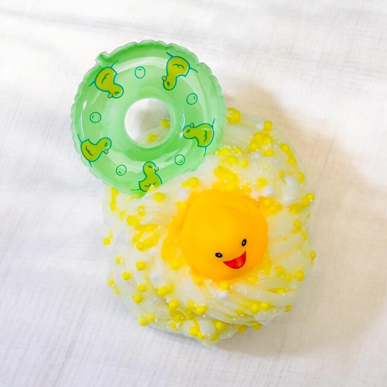 Rubber Duckie Floam Slime for Kid Slime Shop Slime Gift Birthday Gift ...
