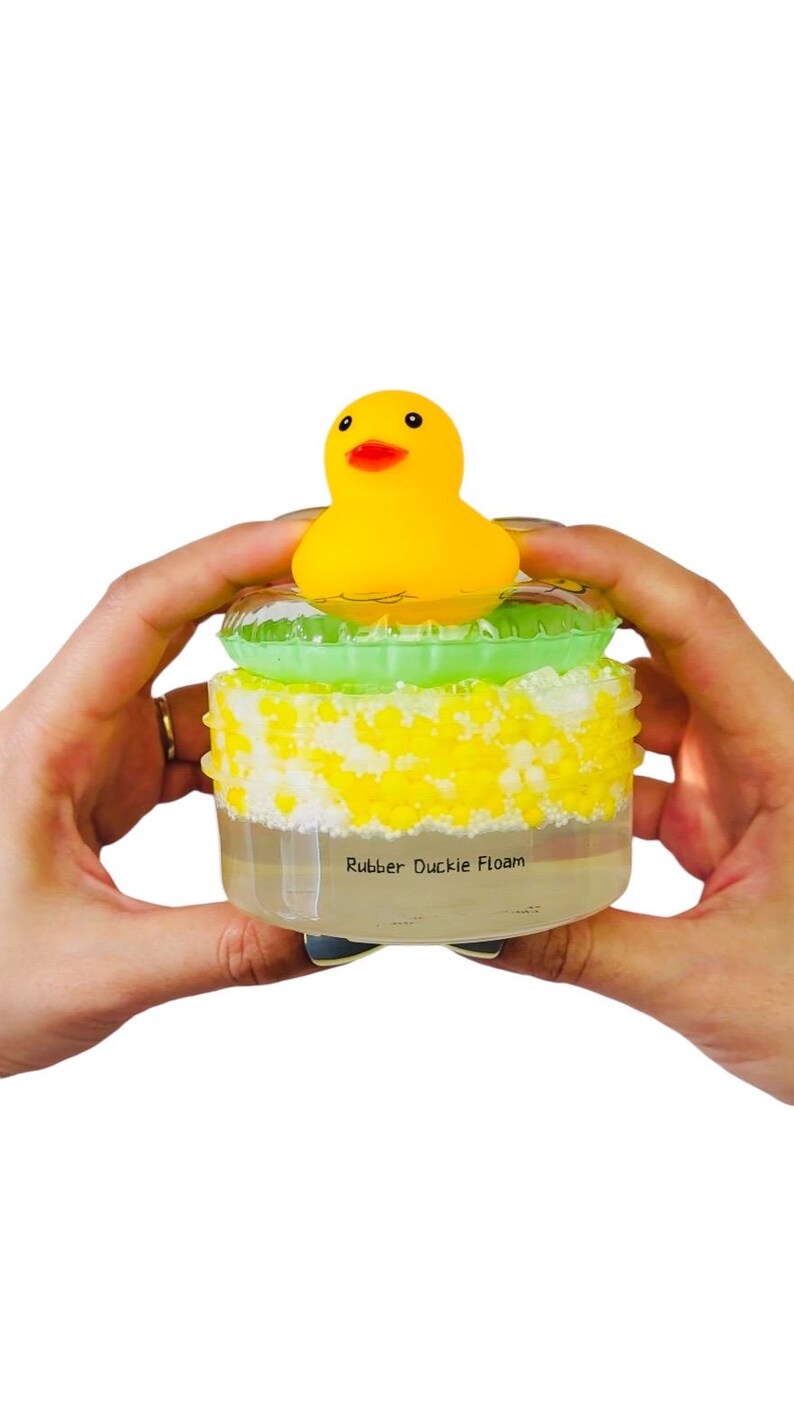Rubber Duckie Floam Slime for Kid Slime Shop Slime Gift Birthday Gift ...