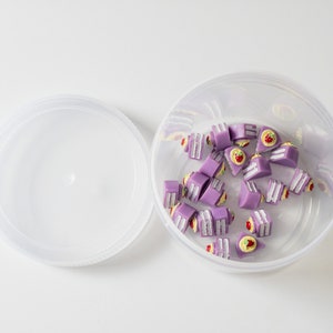 500ml Clear Slime Container for Slime Storage for Charm Container for ...