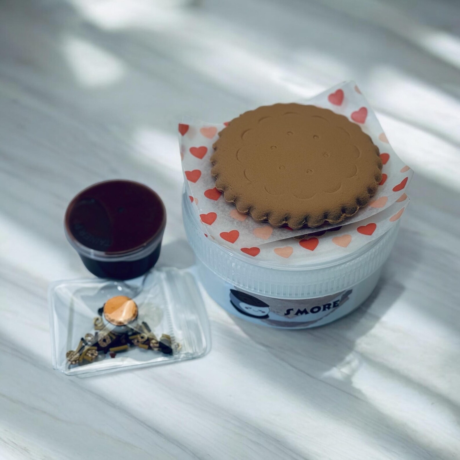 Smore DIY Icee Slime With Clay Cookies and Glossy Chocolate Slime for ...
