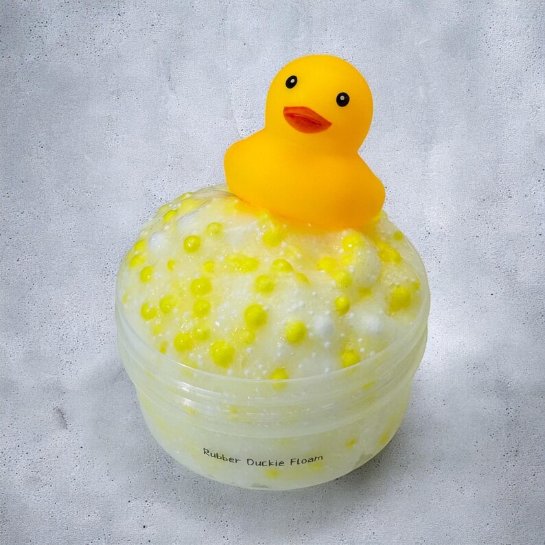 Rubber Duckie Floam Slime for Kid Slime Shop Slime Gift Birthday Gift ...