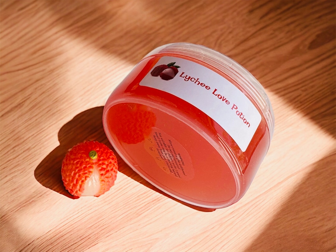 Red Jelly Slime Lychee Scent Slime Squishy Slime Jelly Slime for Kid ...