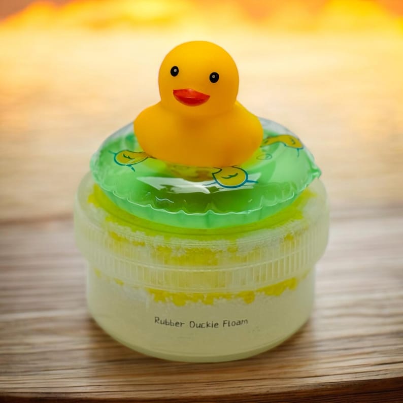 Rubber Duckie Floam Slime for Kid Slime Shop Slime Gift Birthday Gift ...