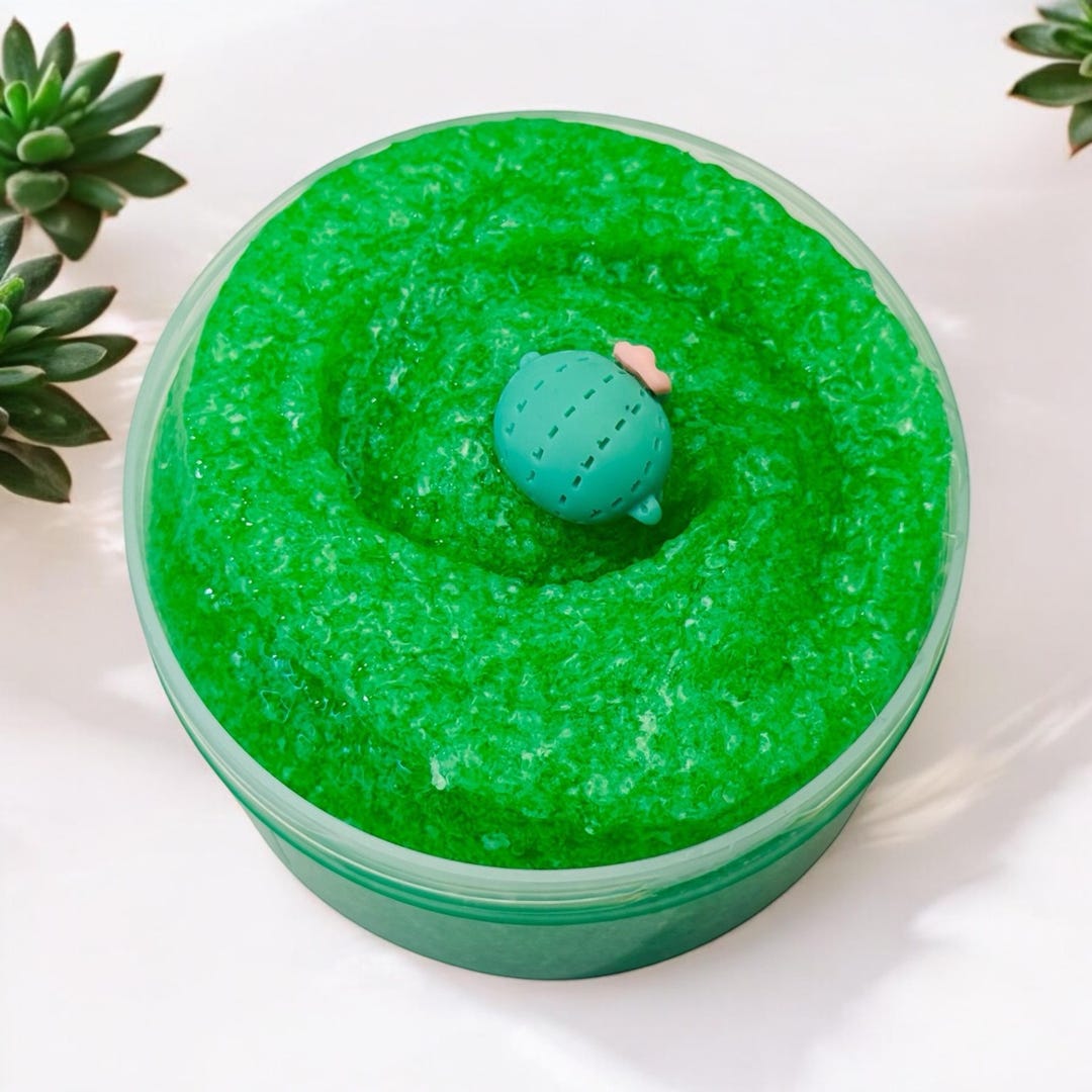 Crunchy Slime Snowfizz Slime Green Slime Cactus Slime for Asmr Slime ...