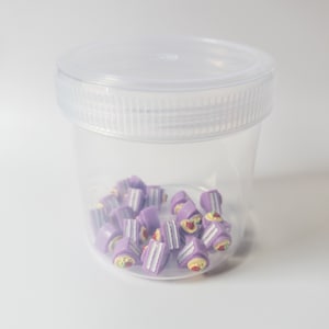 500ml Clear Slime Container for Slime Storage for Charm Container for ...