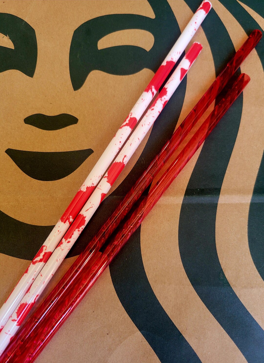 Pick 9 10.25 12 Halloween Blood Splatter Bloody Print Holiday Red ...