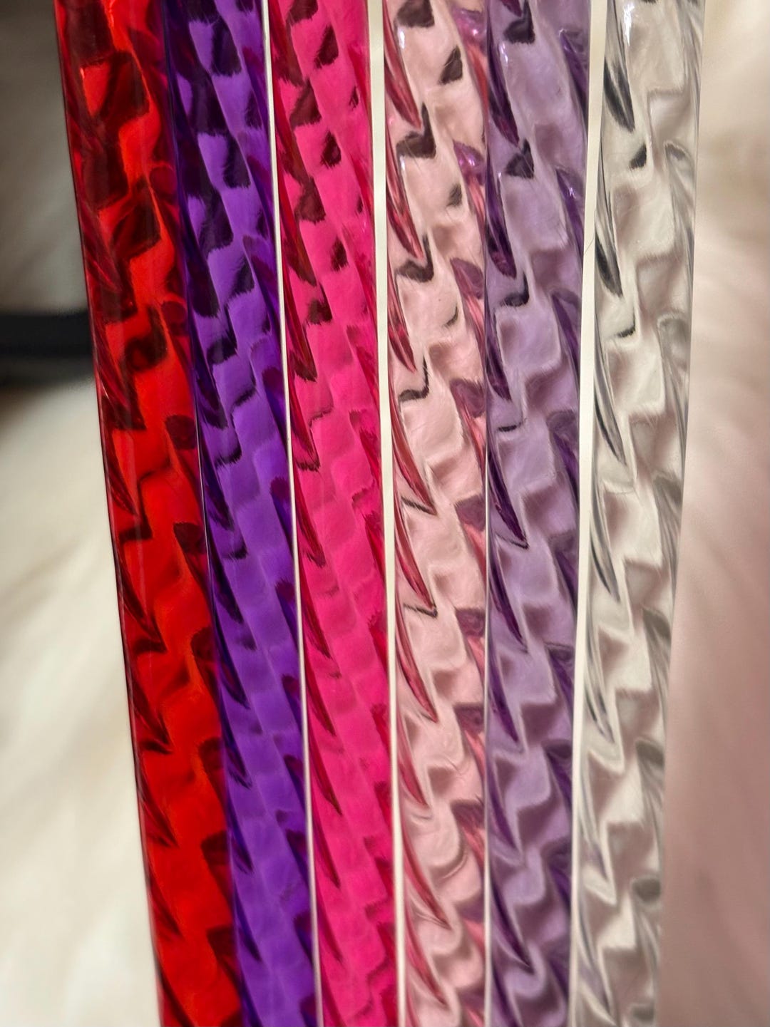 6-12" Valentine Variety Swirl Straw Pack (10mm-fat Stanl3y Style) - Etsy