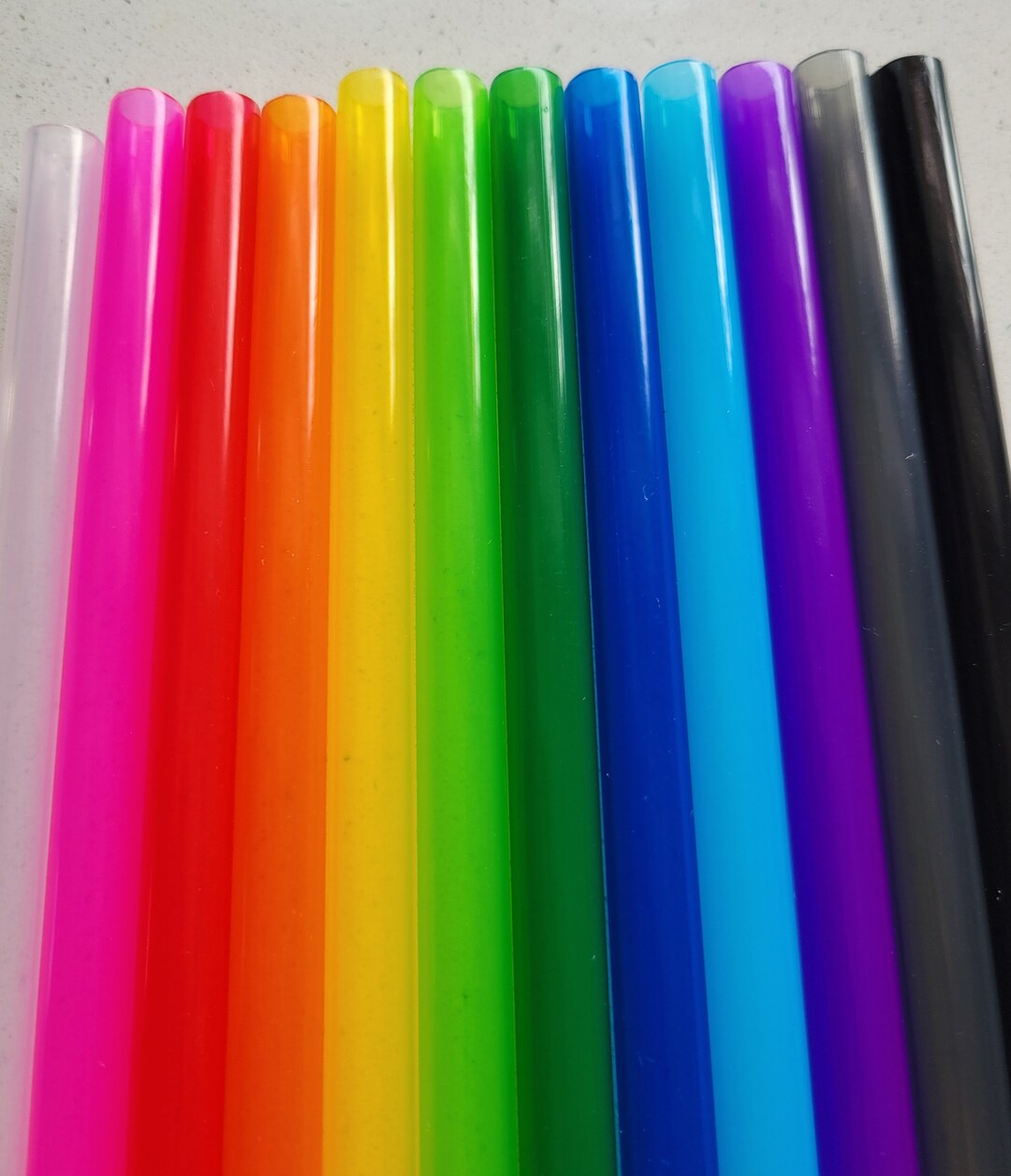 12" 40oz Solid Colored FAT Straws-pick Your Color! - Etsy