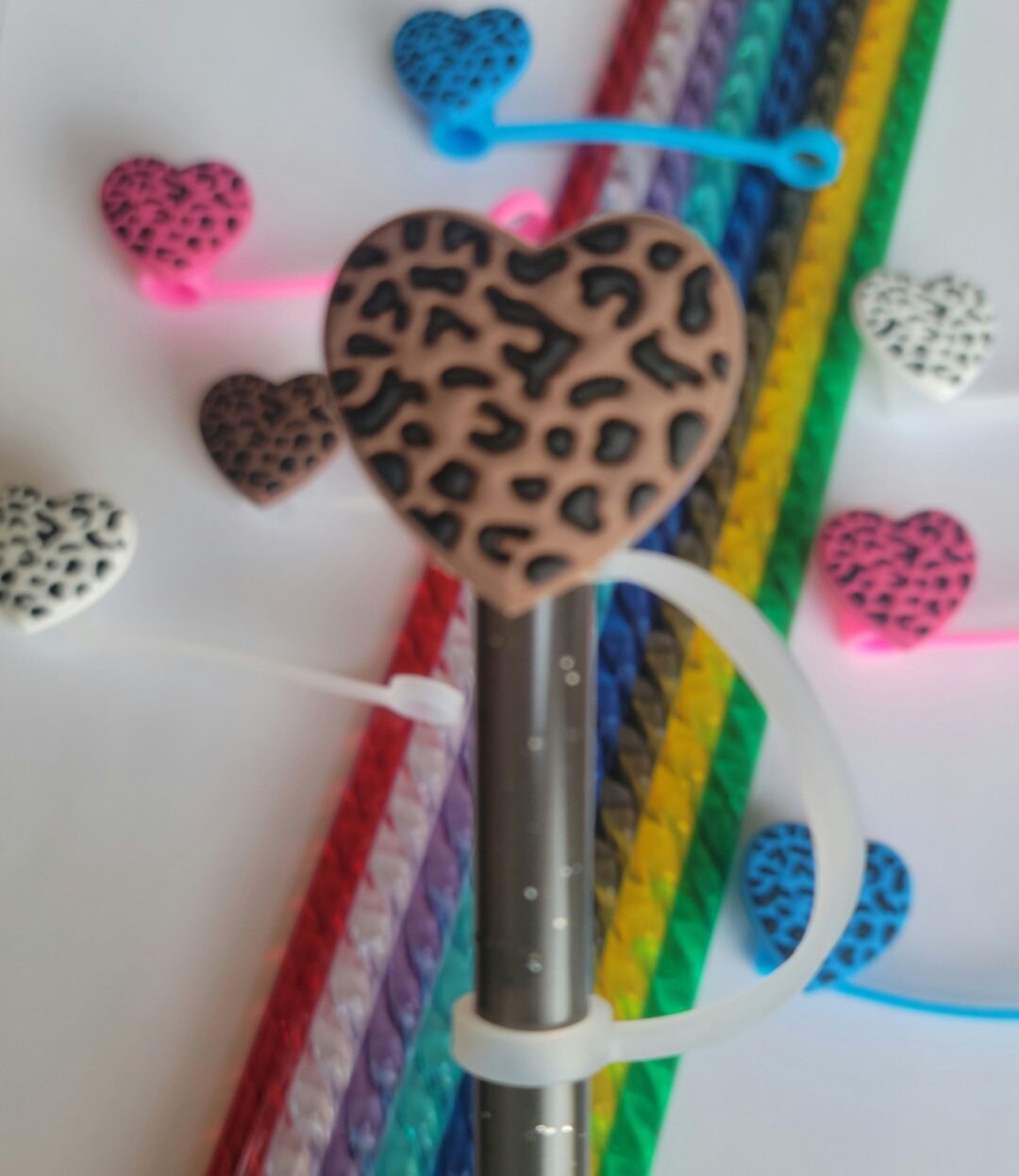 10mm Stanley Fat Straw Topper Wild Cheetah Leopard Animal Style Printed ...