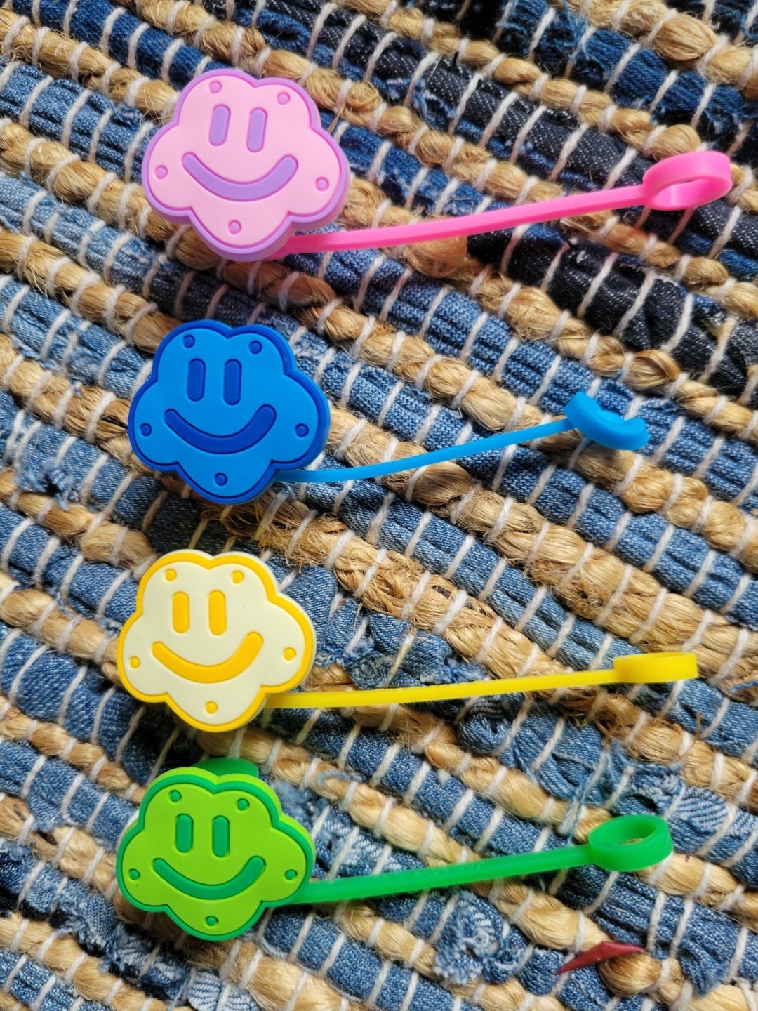8mm Drip Smiley Face Happy Cloud Pink Blue St Paddys Day Green Yellow ...