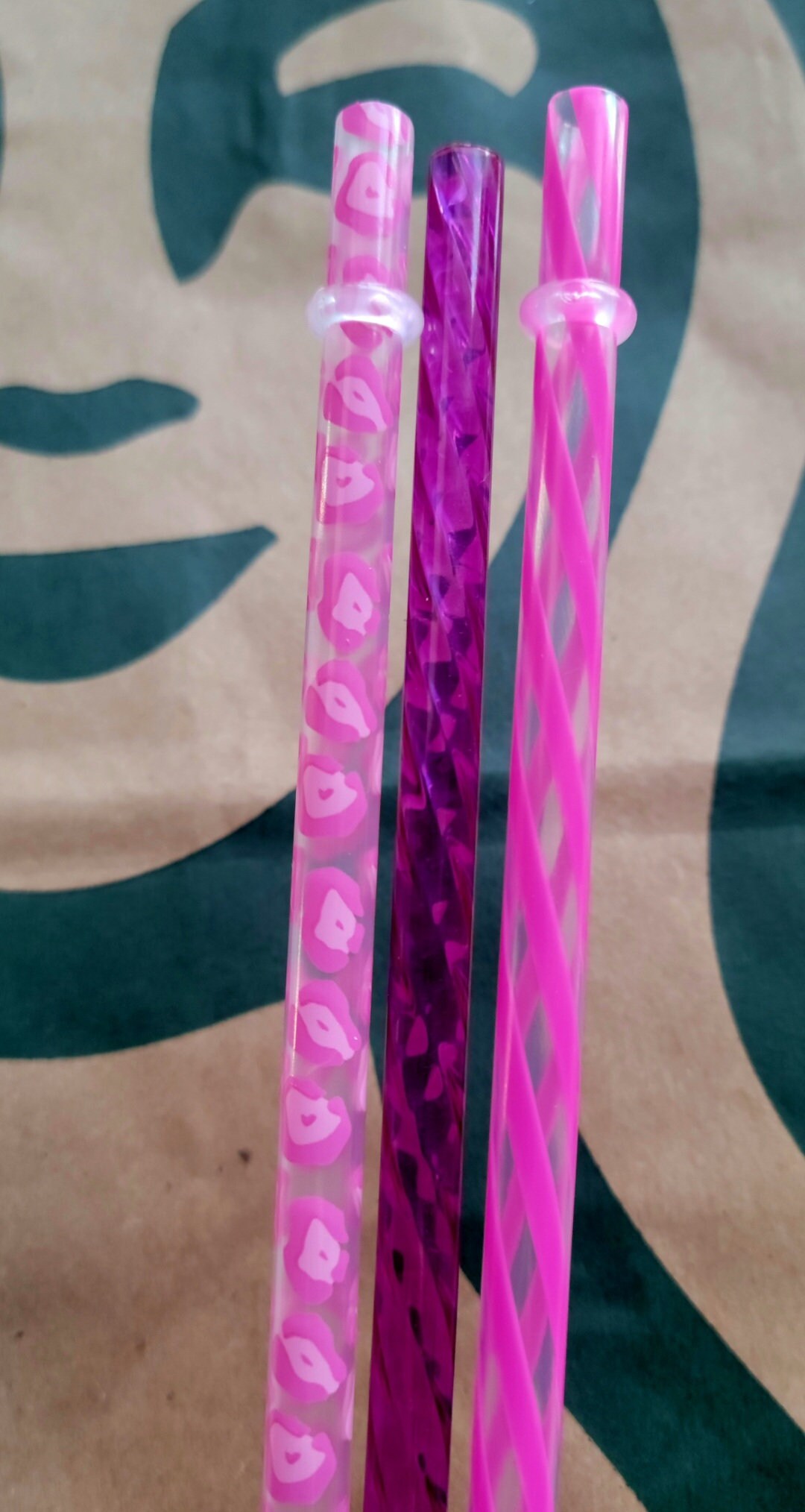 16oz Valentines Day Clear Barbie Hot Pink Stripe Cheetah Leopard Animal ...