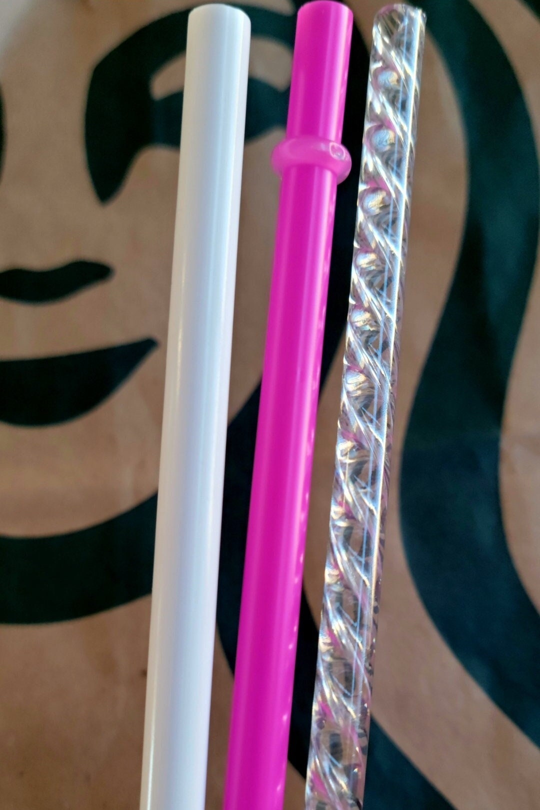 40oz Stanley Replacement Valentines Day Tumbler Straws Fluorescent Neon ...