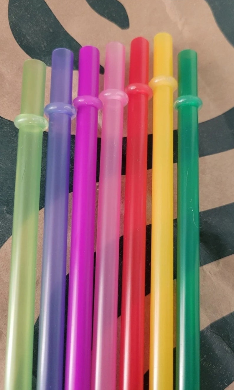 Rainbow Red Orange Yellow Green Blue Aqua Purple Pink Reusable Venti