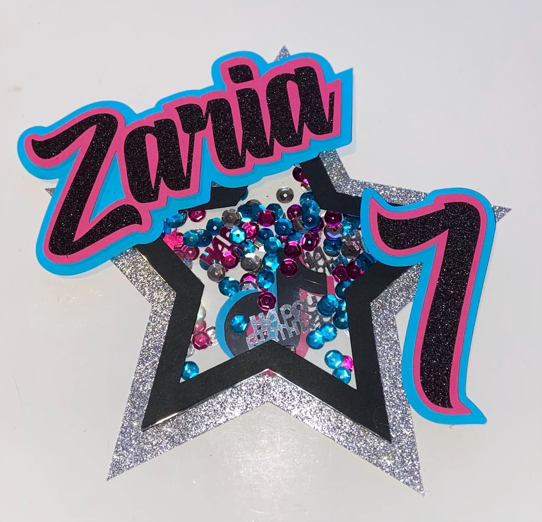Trendy Tiktok-inspired Cake Topper – Personalized for Birthdays! - Etsy