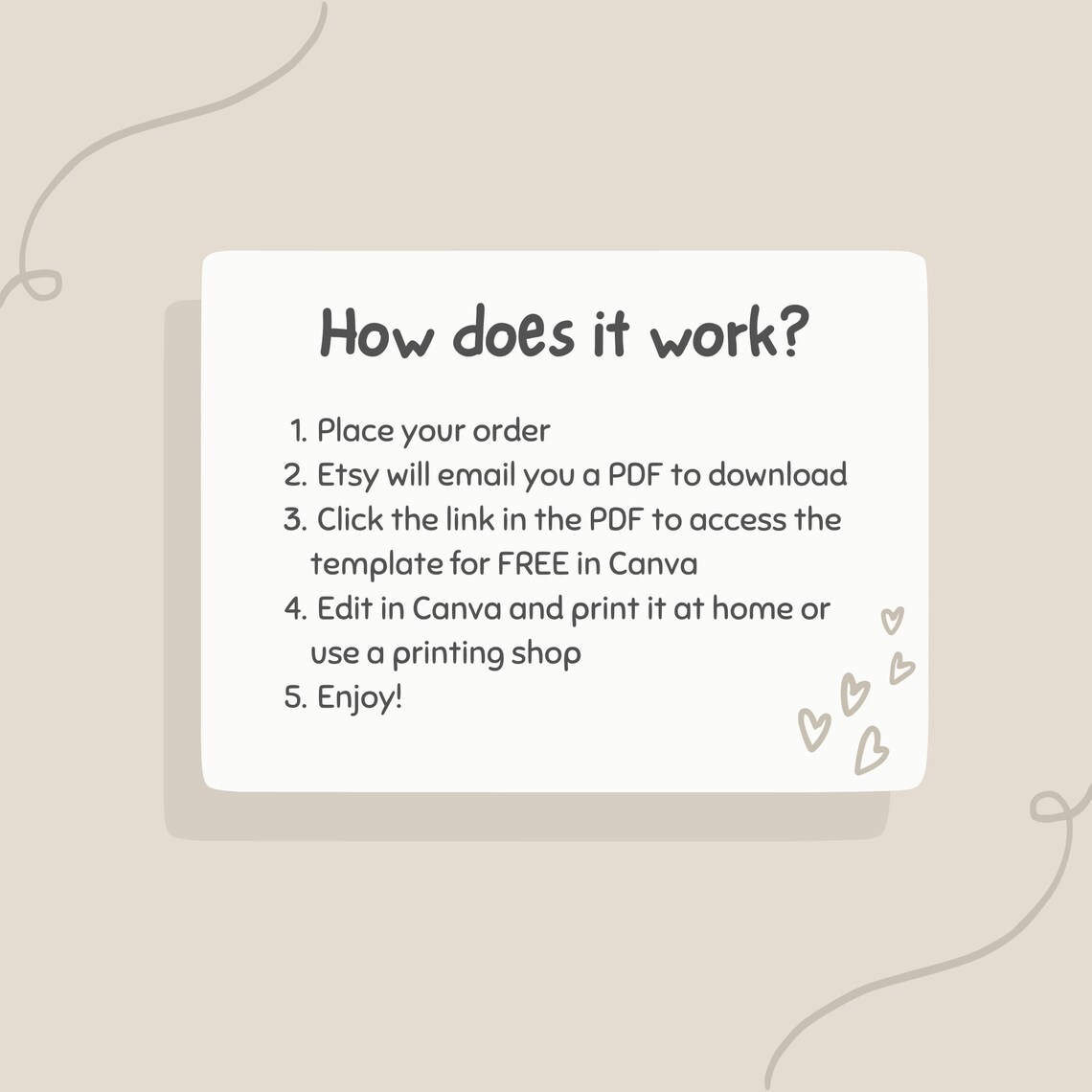 Price List Template for Market Stalls & Small Business, Minimalist ...