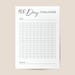 100 Day Challenge, Habit Tracker, Goal Setting, Progress Planner ...