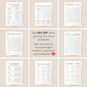 Weekly Self-care Checklist Editable, Holistic Well-being Planner, Daily ...