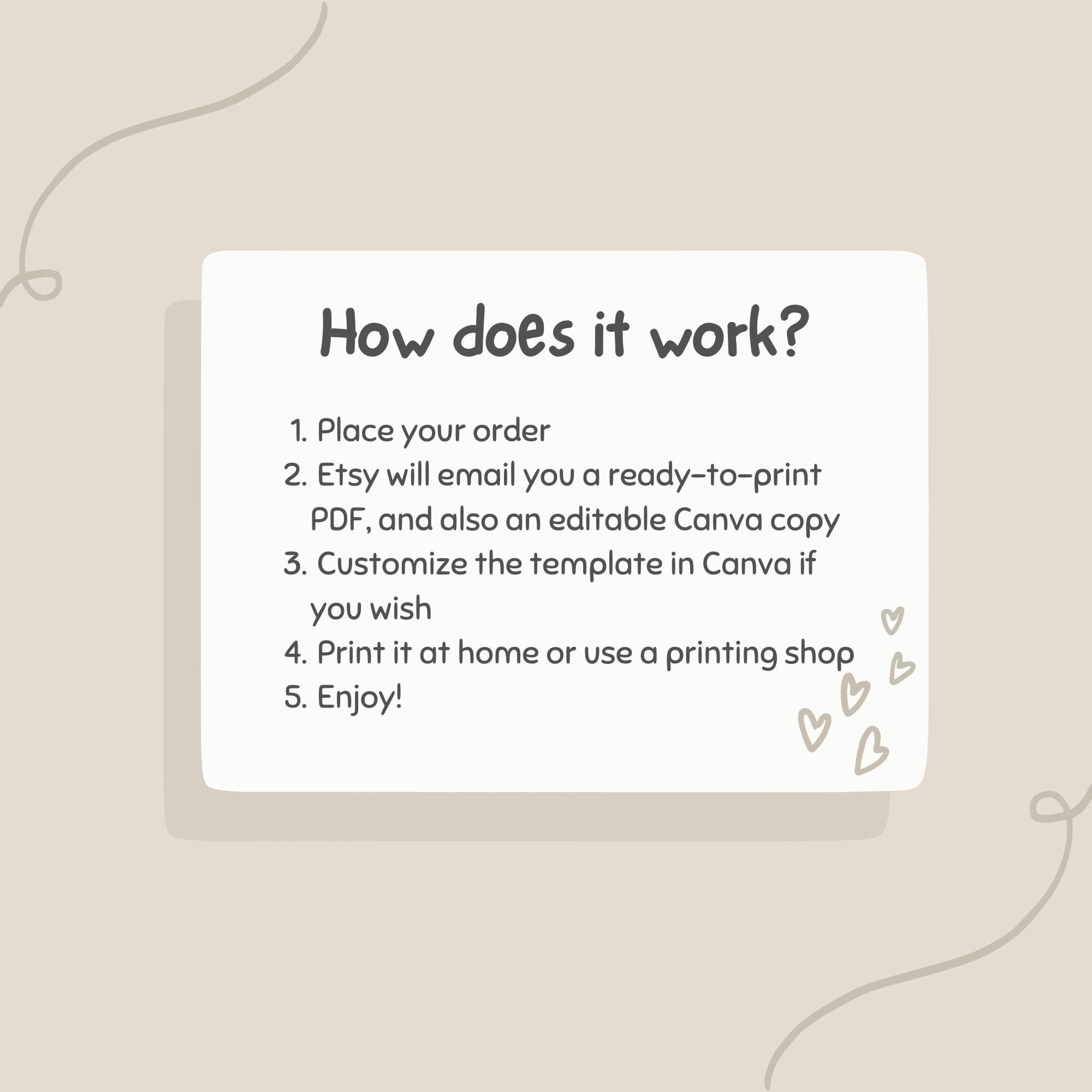 Daily Routine Checklist, Editable & Printable Schedule, Customizable ...