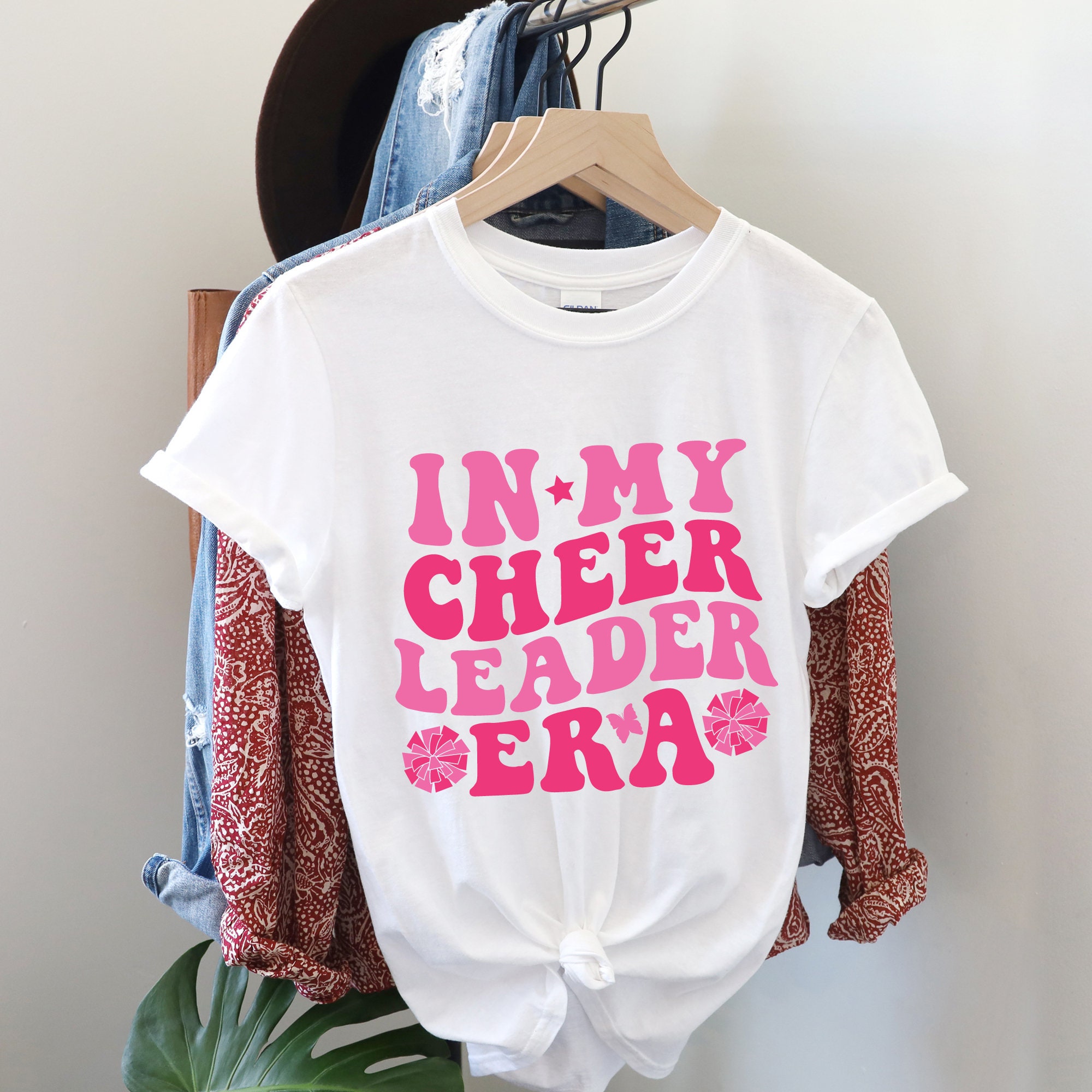 Cheerleader Era Svg/png. Cheerleading Cut File, Trendy Pink Retro Svg ...