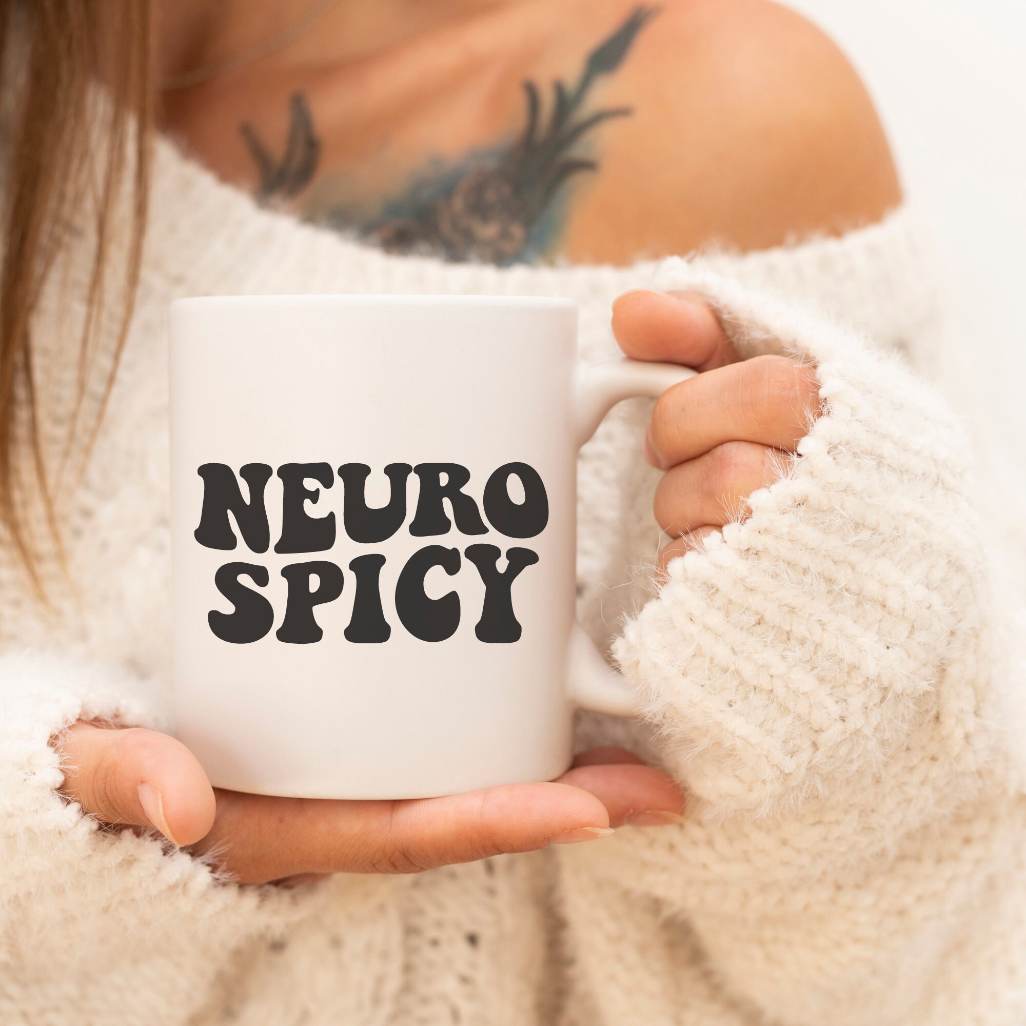 SVG/PNG Neurospicy Neurodiverse Groovy Retro ADHD Design - Etsy