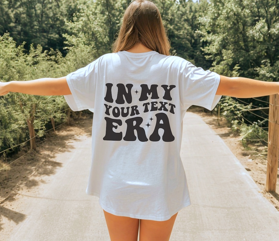SVG/PNG Personalized in My Era, Custom Text Svg, Trendy Era Customized Cut File Design ...