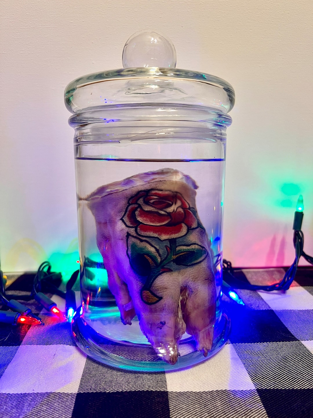 Sailor Jerry Rose Tattooed Pig’s Foot - Etsy