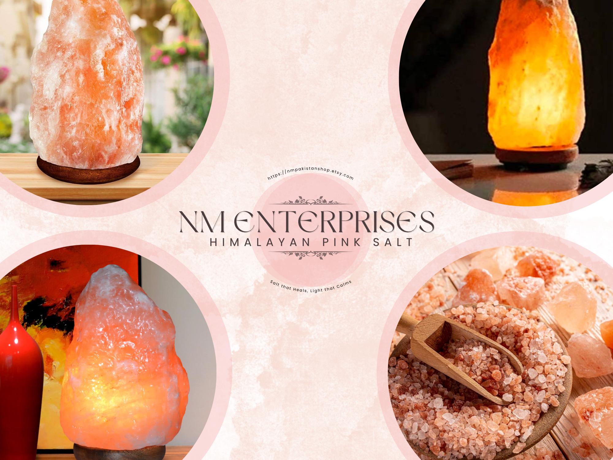 Natural Himalayan Salt Lamp | Authentic Pink Crystal Rock Light From ...